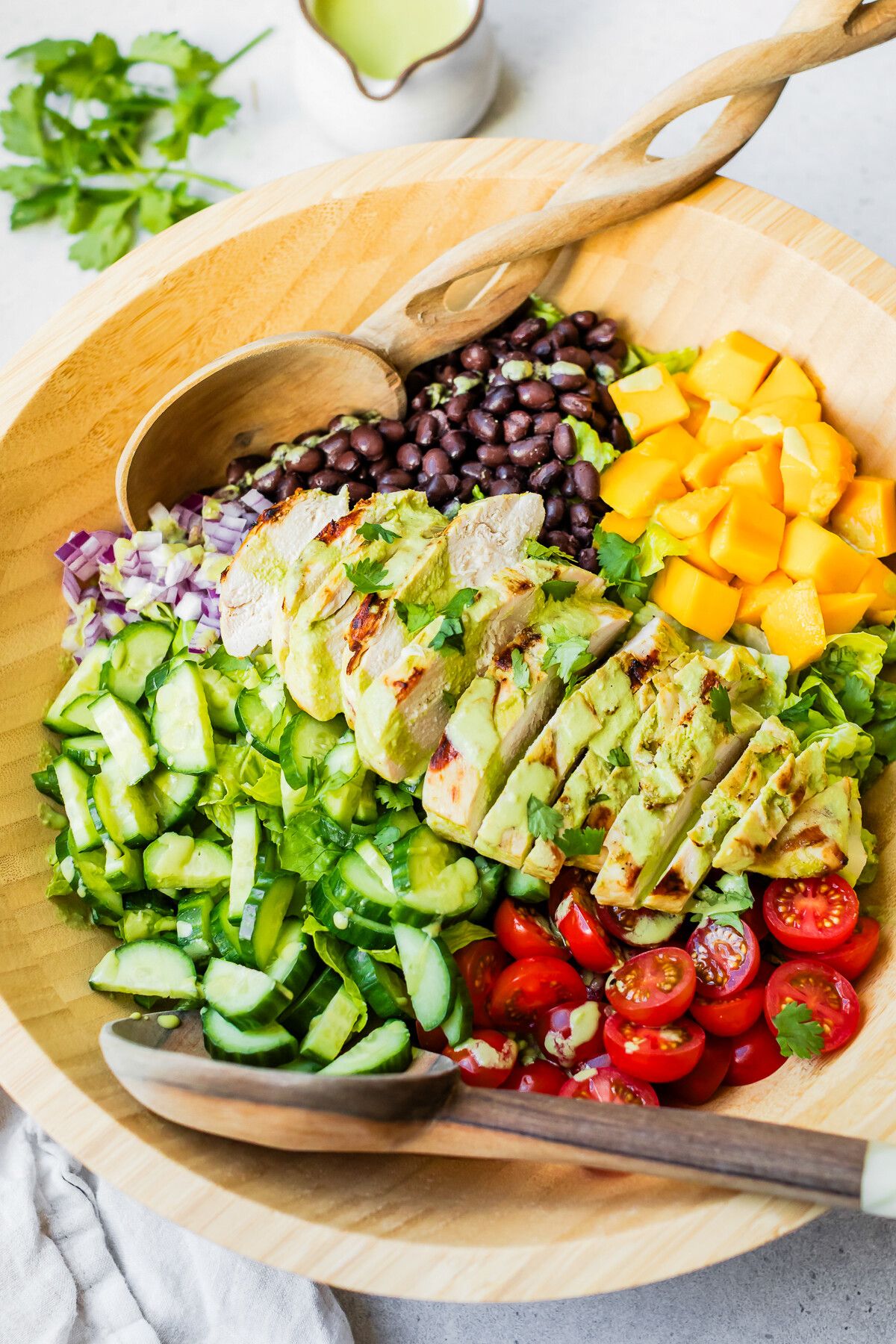 (NEW) Grilled Chicken Salad with Cilantro Lime Dressing 🥗🌿 ...